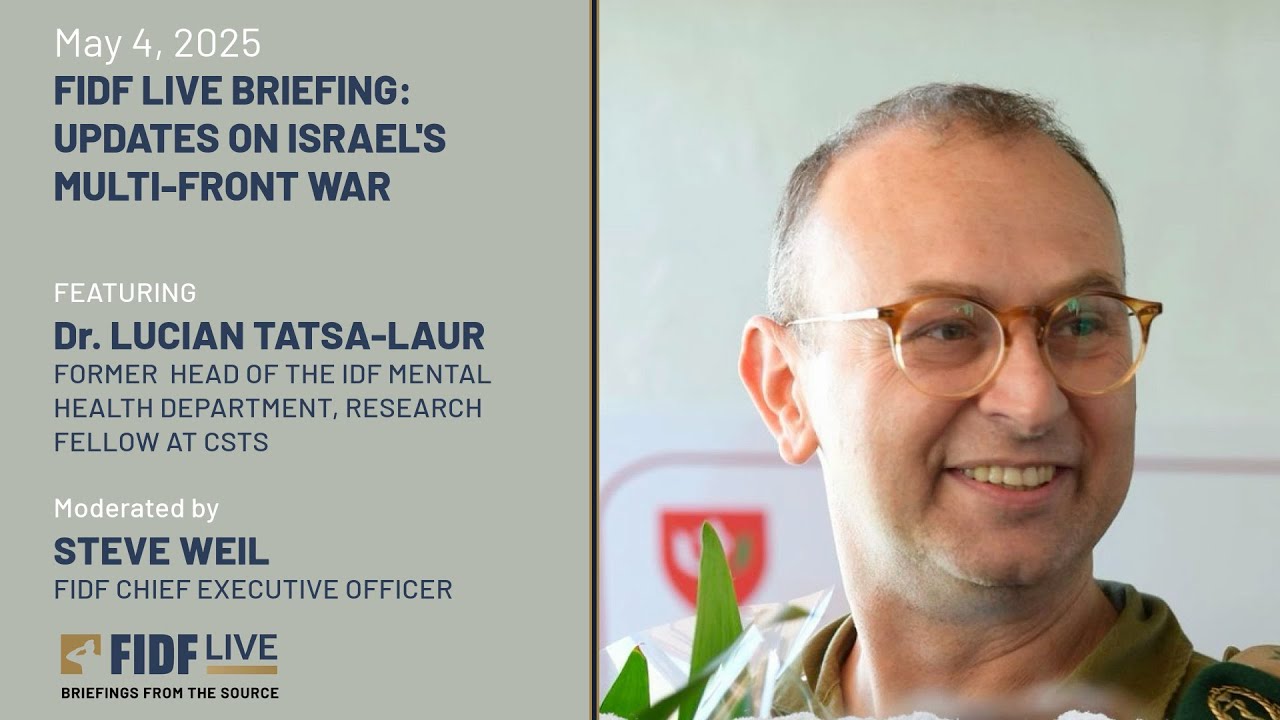 FIDF Briefing - IDF Mental Health
